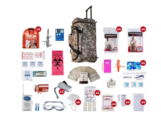 7 Best Survival Kits for Family of 4.Best 4 Person Survival Kits